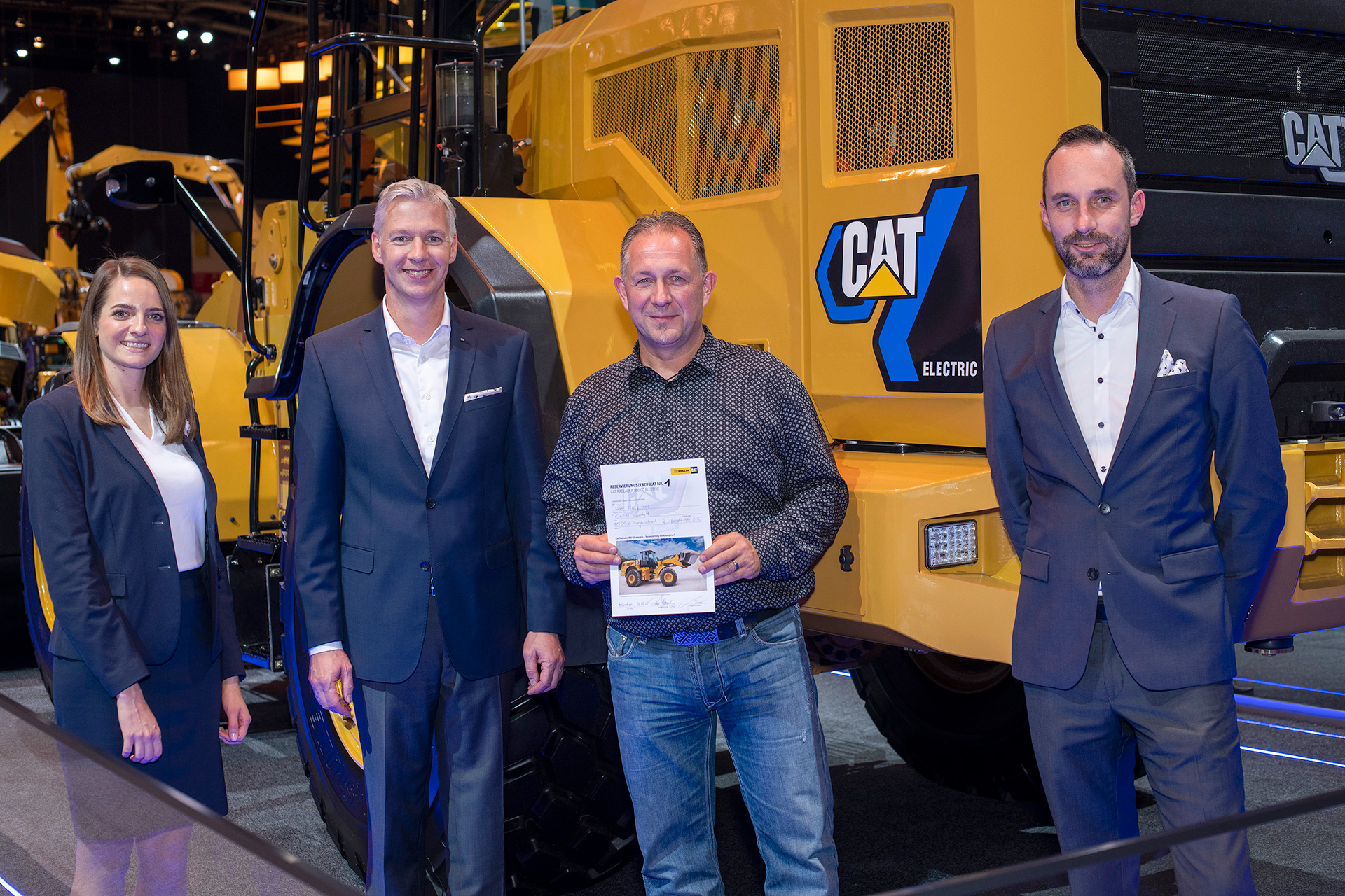 VORVERTRAG AUF BAUMA DER CAT 950 ELEKTRISCH - BioIN GmbH ...